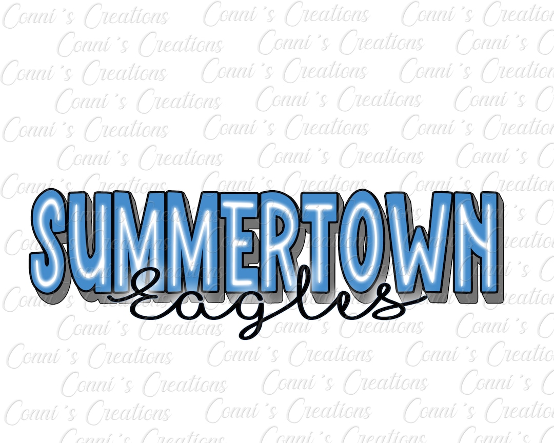 Summertown Eagles Sublimation Digital Design- Png - Etsy