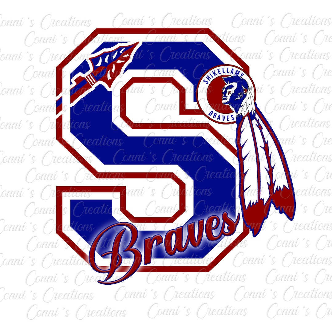 Shikellamy Braves Digital Sublimation Design - Png - Etsy