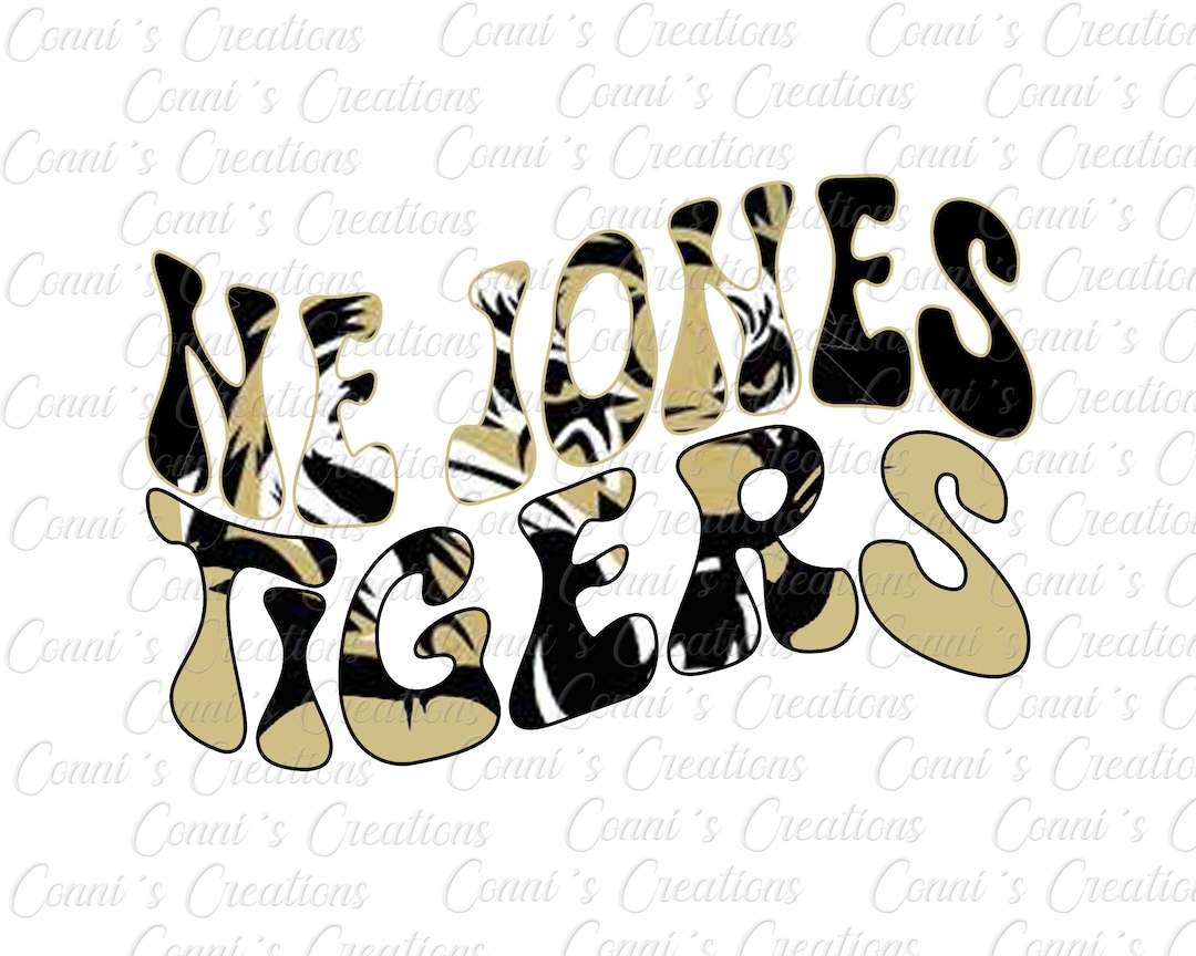 Northeast Jones Tigers - Retro -sublimation Digital Design - Png - Etsy
