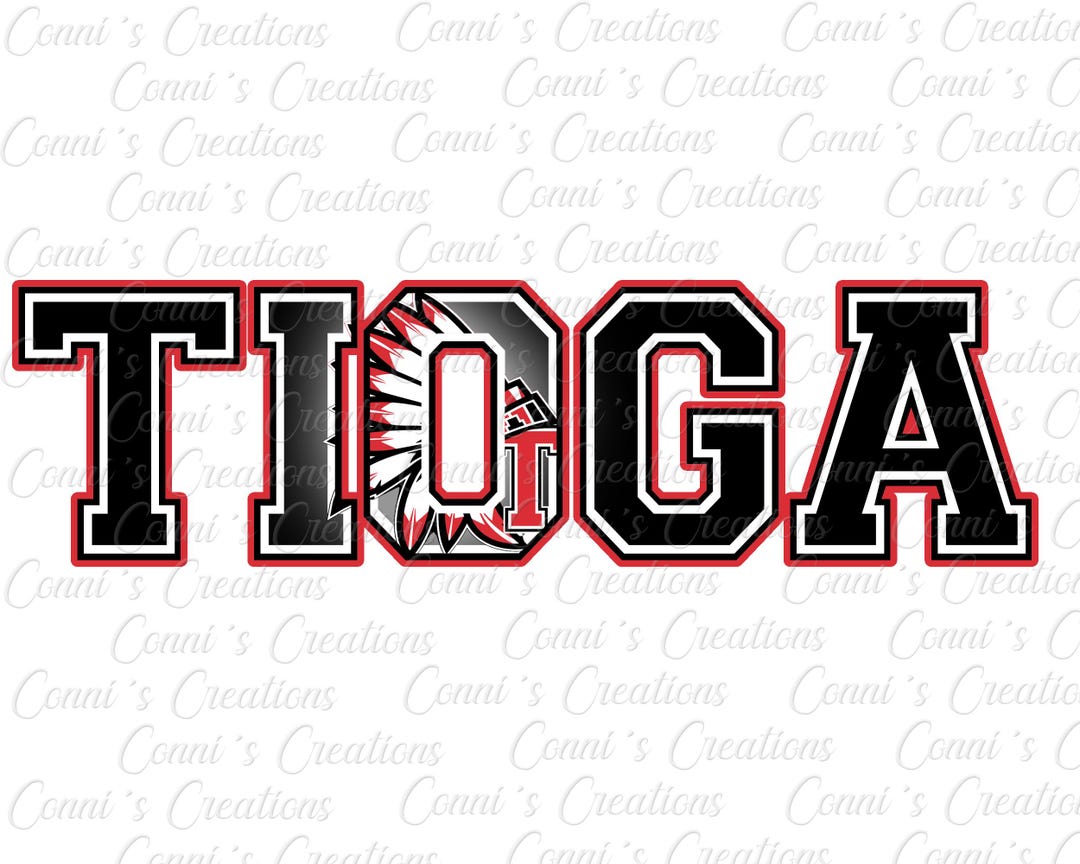 Tioga Indians Digital Sublimation Design - Png - Etsy