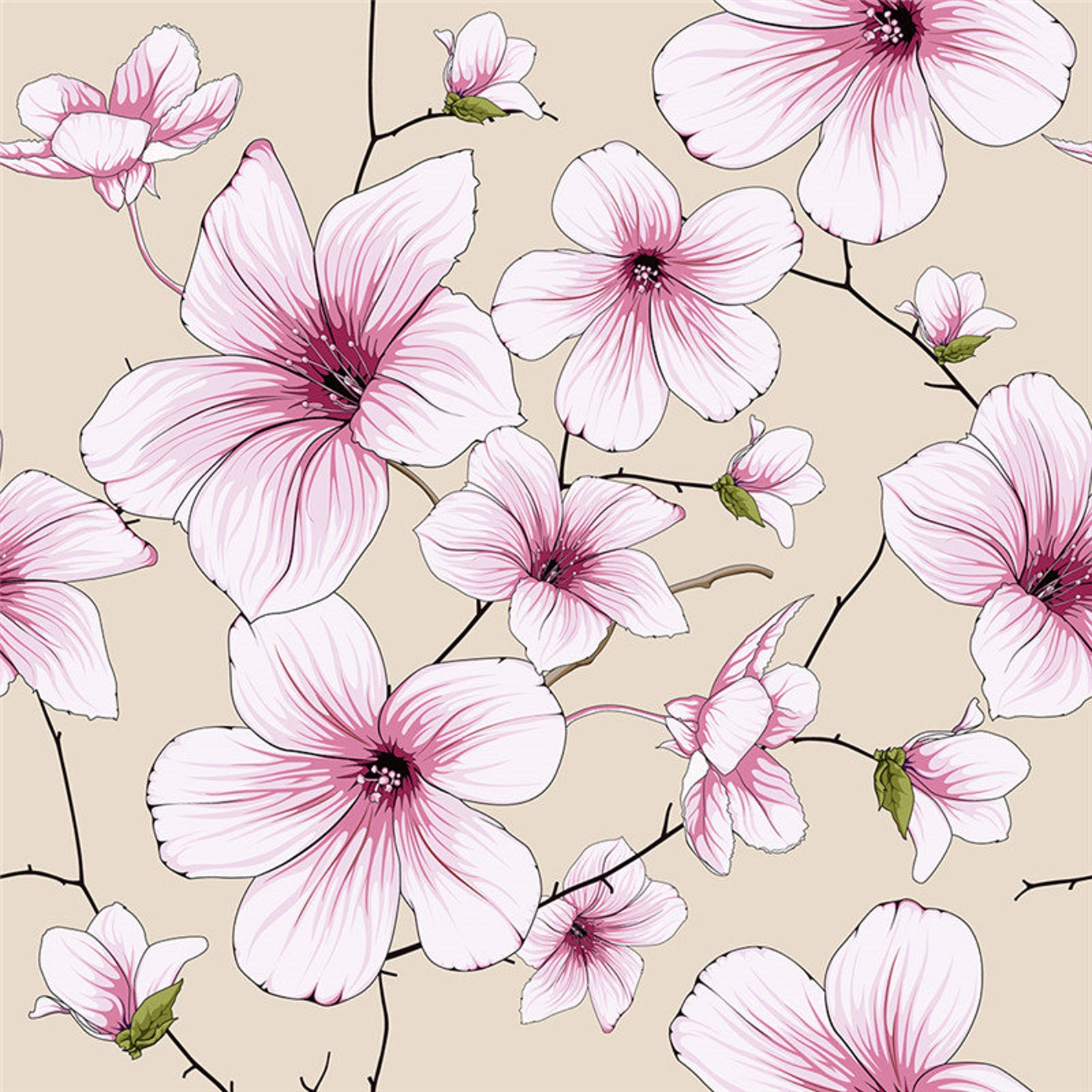 4 stretch way polyester /spandex matt flower lycra fabric | Etsy