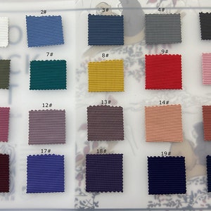 Update Newest 50 Colors 4 Stretch Way 75nylon / 25spandex 260GSM Weight ...