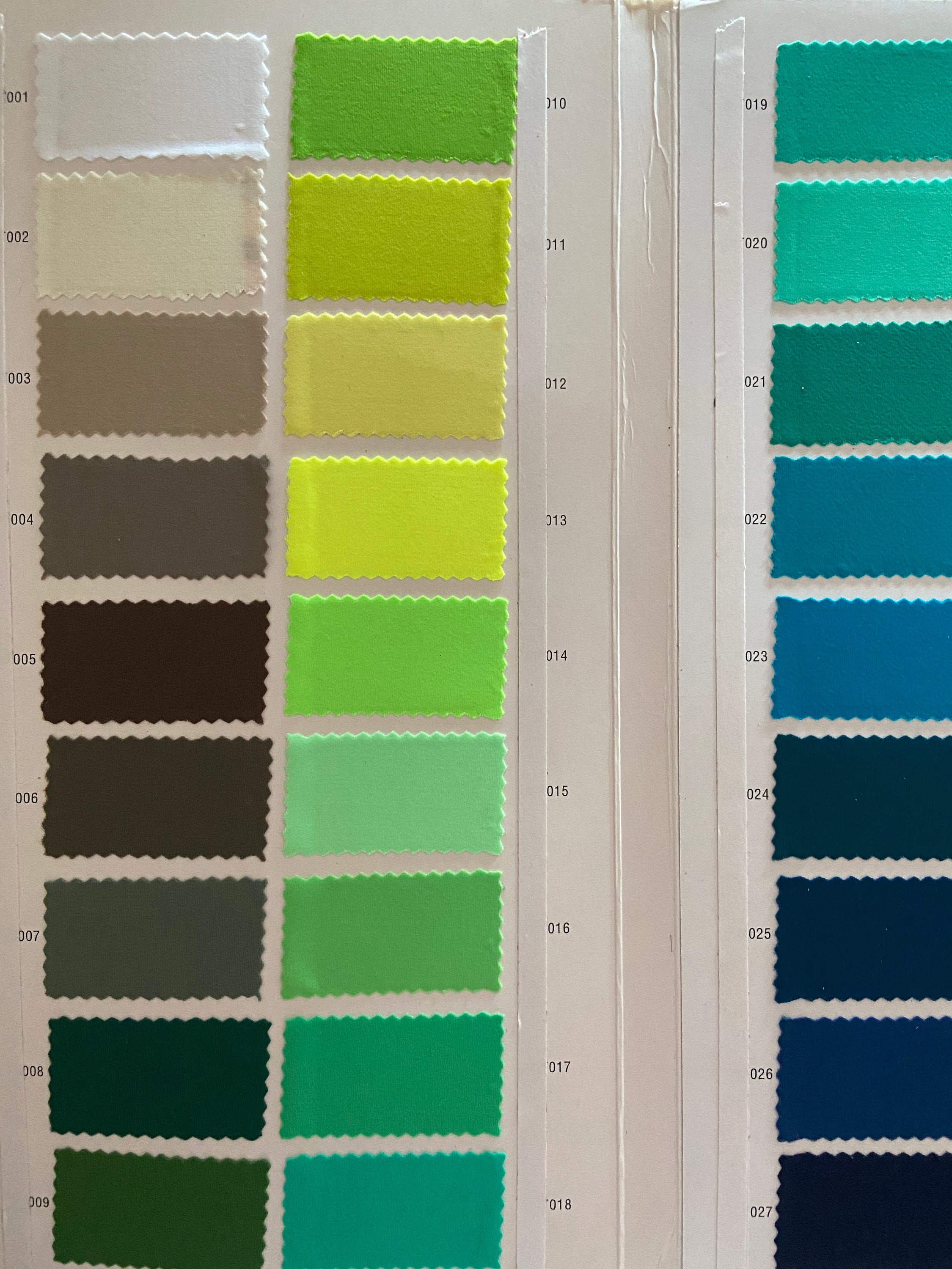 141 Solid Colors 1-70 Solid Colors 4 Stretch Way 80nylon / - Etsy