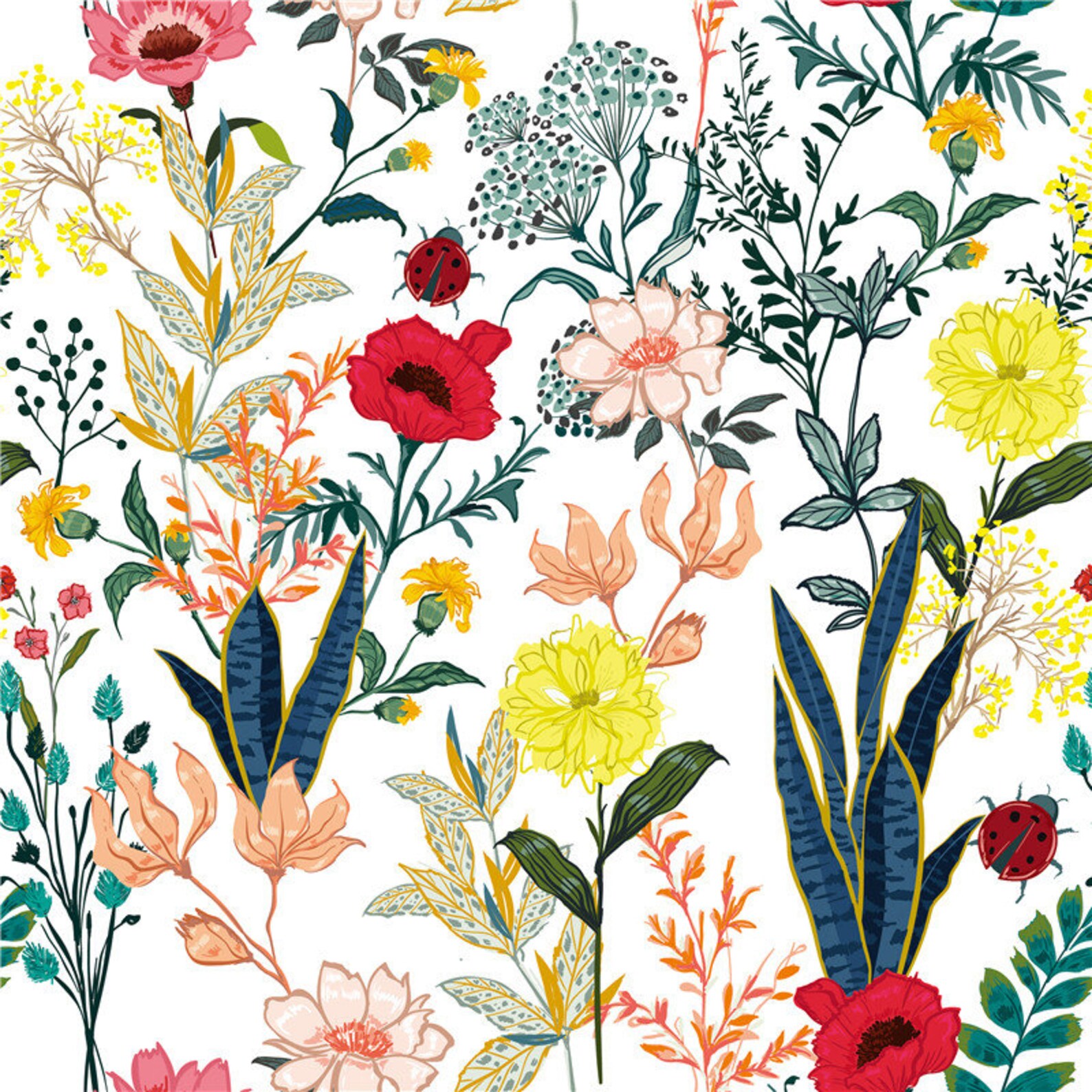 4 Stretch Way Polyester /spandex Matt Flower Fabric Print - Etsy