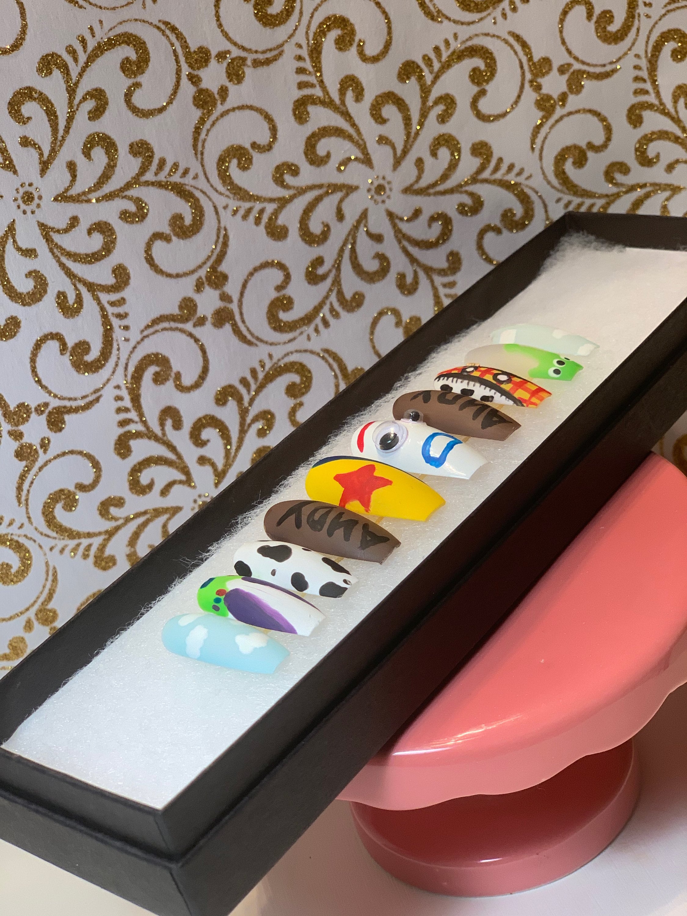 Inspired Toy Story Set/fake Nails/nails/full | Etsy