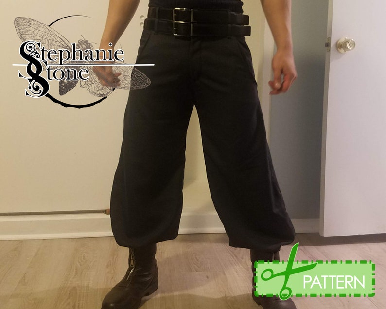 FFVII Cloud Strife Zack Fair ShinRa SOLDIER Pants Pattern | Etsy