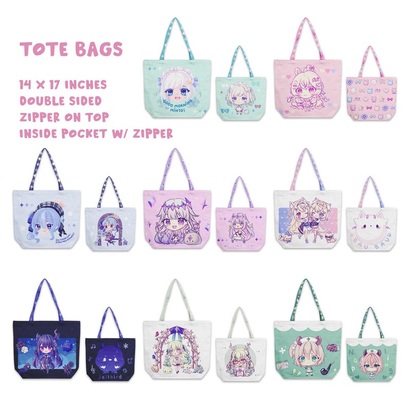 Vtuber Tote Bags - Etsy
