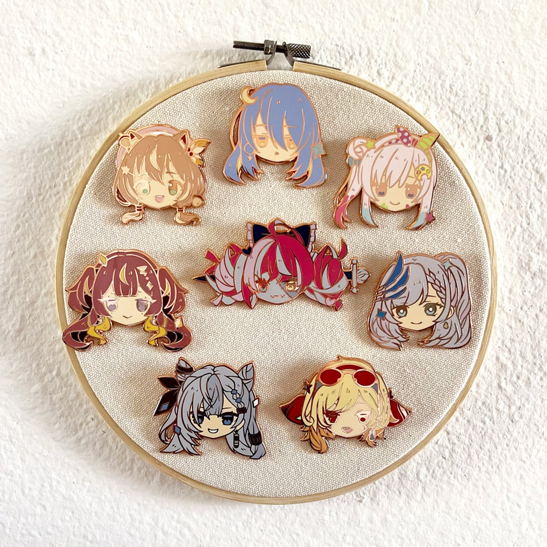 Hololive ID Enamel Pins - Etsy