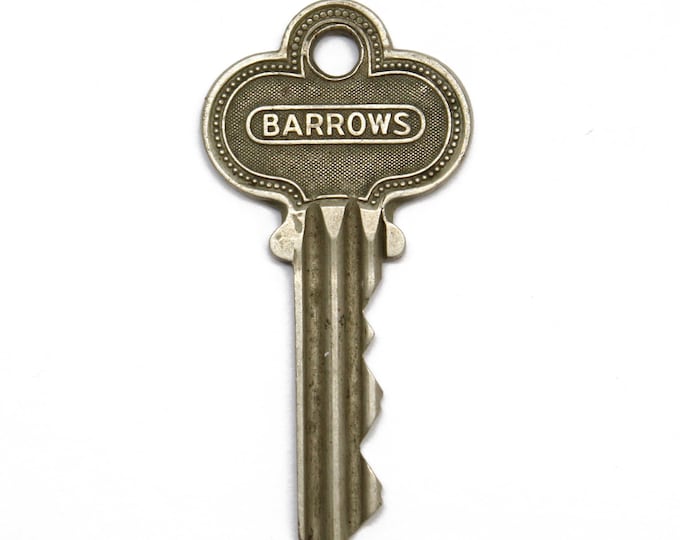 Vintage Barrows Key, Collectable Key, Jewelry Finding, Charm Pendant ...