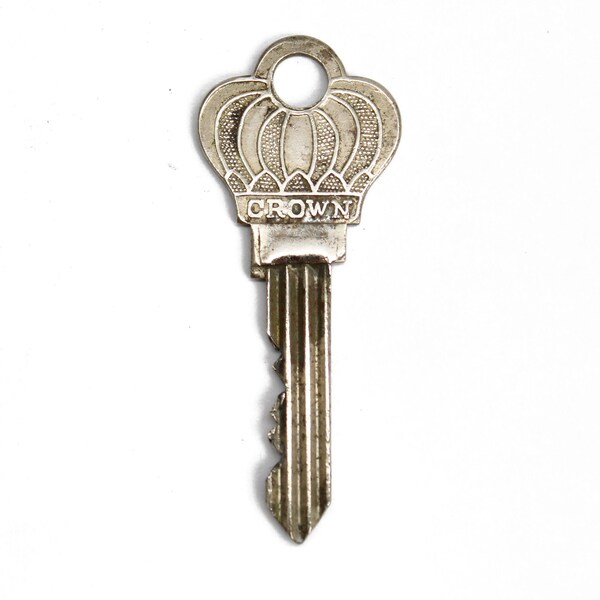 Crown Key Necklace - Etsy