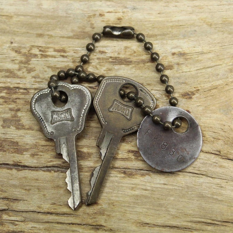 Hurd Key Set With Original Tag, Collectors Keys, Steampunk Supply ...