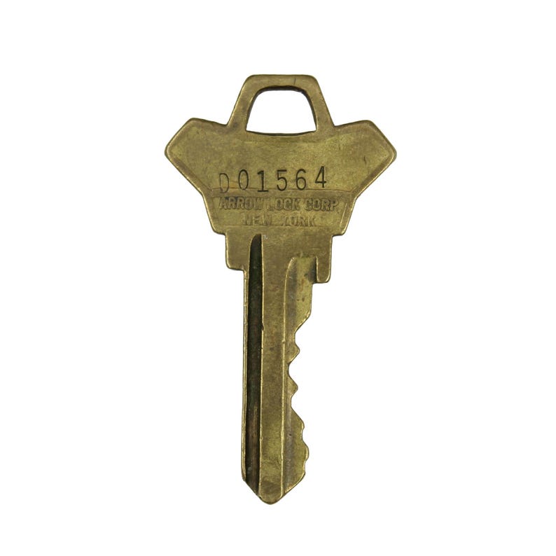 Vintage Comet Key, Arrow Lock Corp New York, Mercury Comet Key, Unique ...