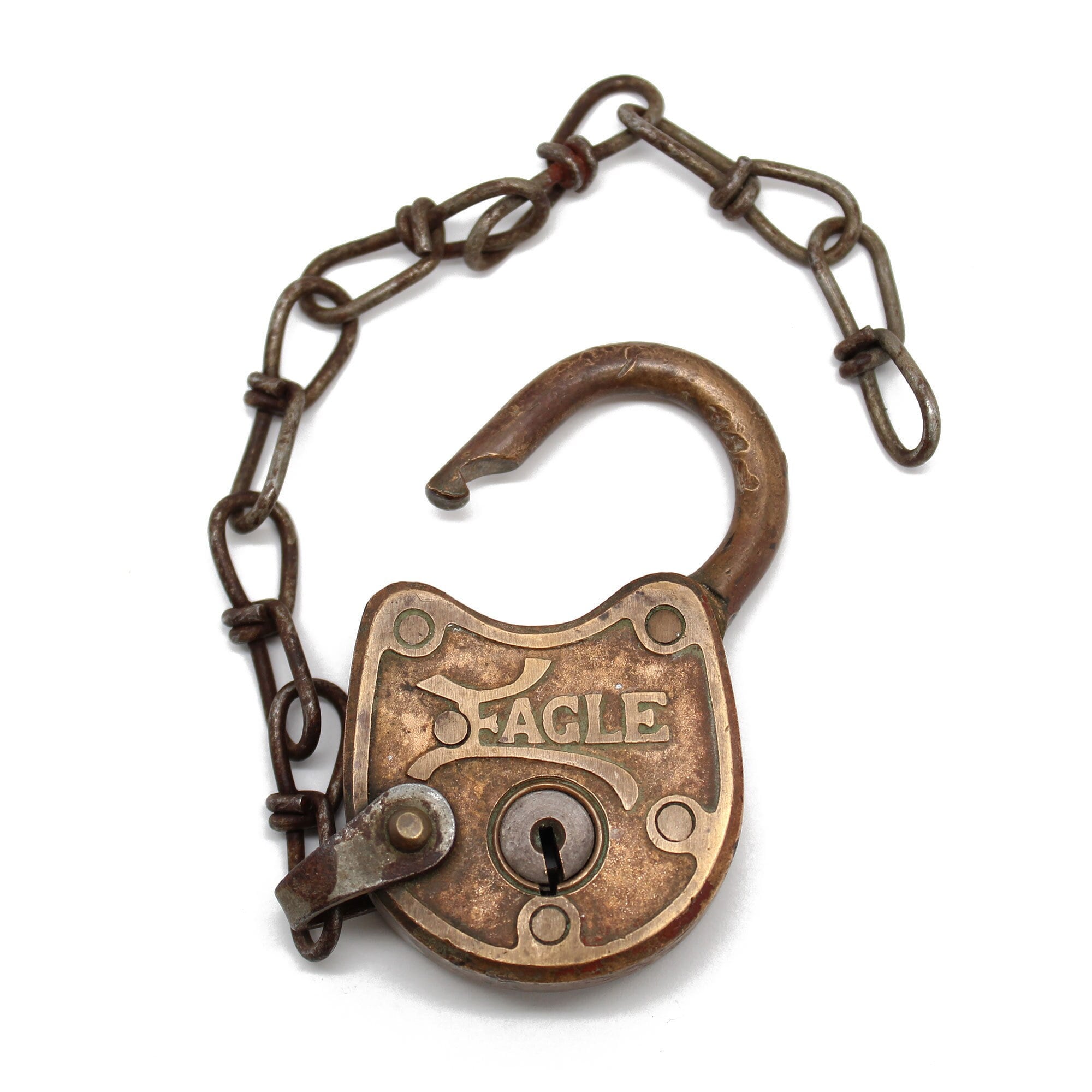 Old Padlock And Chain