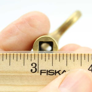 Vintage Brass Square Shaft Key, Antique Silcock Key, Radiator Key ...