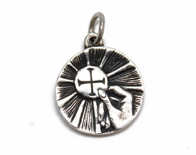 James Avery First Communion Charm, 925 Sterling Silver Catholic Medal ...