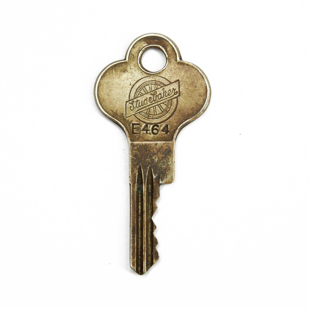 Vintage Studebaker Key E464 Eagle Lock Co Charm - Collectible Auto ...