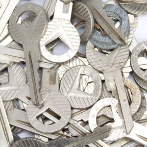 Vintage Ford Key, Antique Automotive Key, Round Top Ford Car Key, Key ...