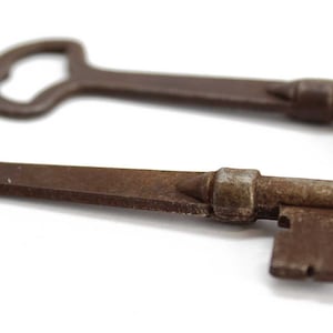 2 Vintage Lockwood MFG Skeleton Keys, Rusty Authentic Old Keys ...