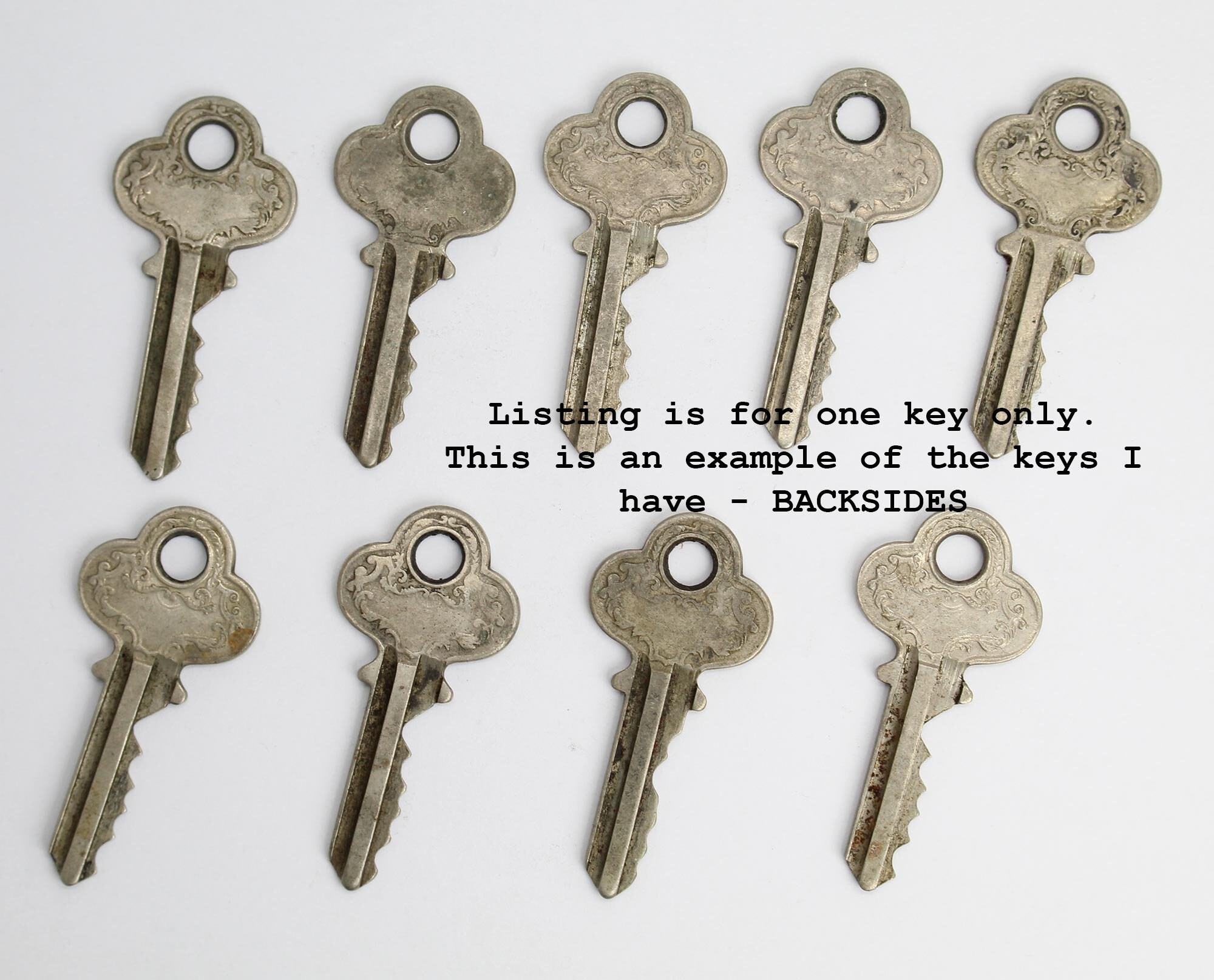 Corbin S Key, One Ornate Fancy Vintage Key, Key Charms, Jewelry Keys ...