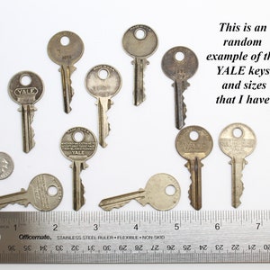 Yale Keys Lot of 10 Old Keys Bronze and Brass Color Tone | Etsy