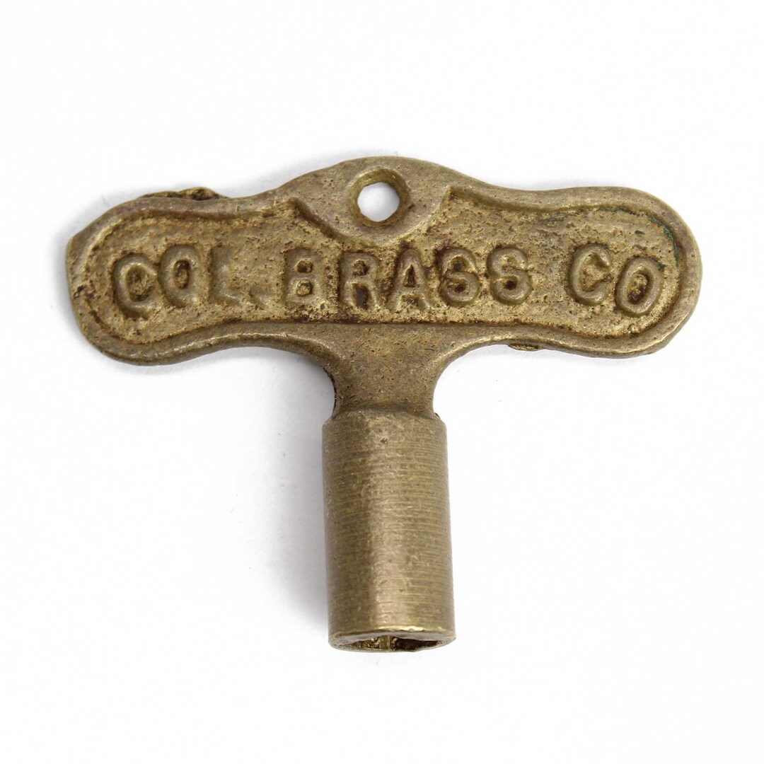 Vintage Columbus Brass Co. Brass Natural Gas Key 1/4 Square Chuck ...