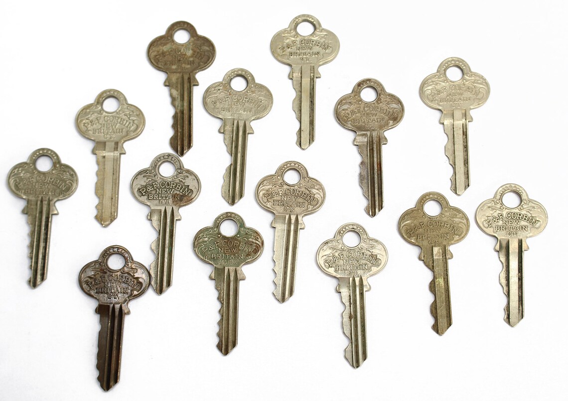 P&F Corbin Key With Open Back Side for Stamping, One Ornate Fancy ...