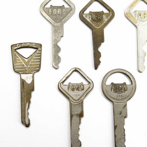 Vintage Ford Keys, Lot of 7 - Etsy