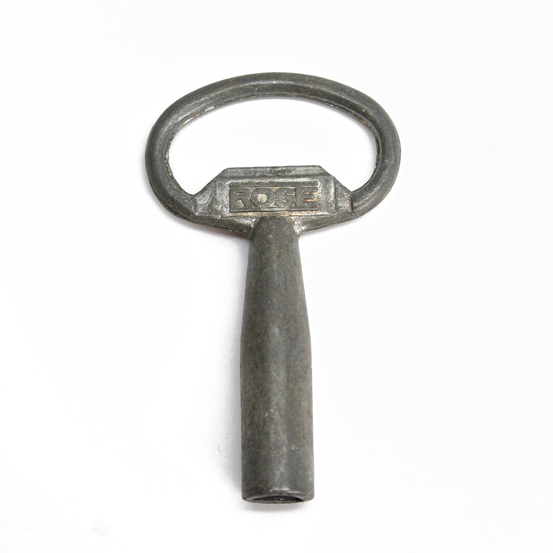 Oval Top Rose Key No 8, Triangle Barrel, Trunk Key, Iron Key, 8mm ...