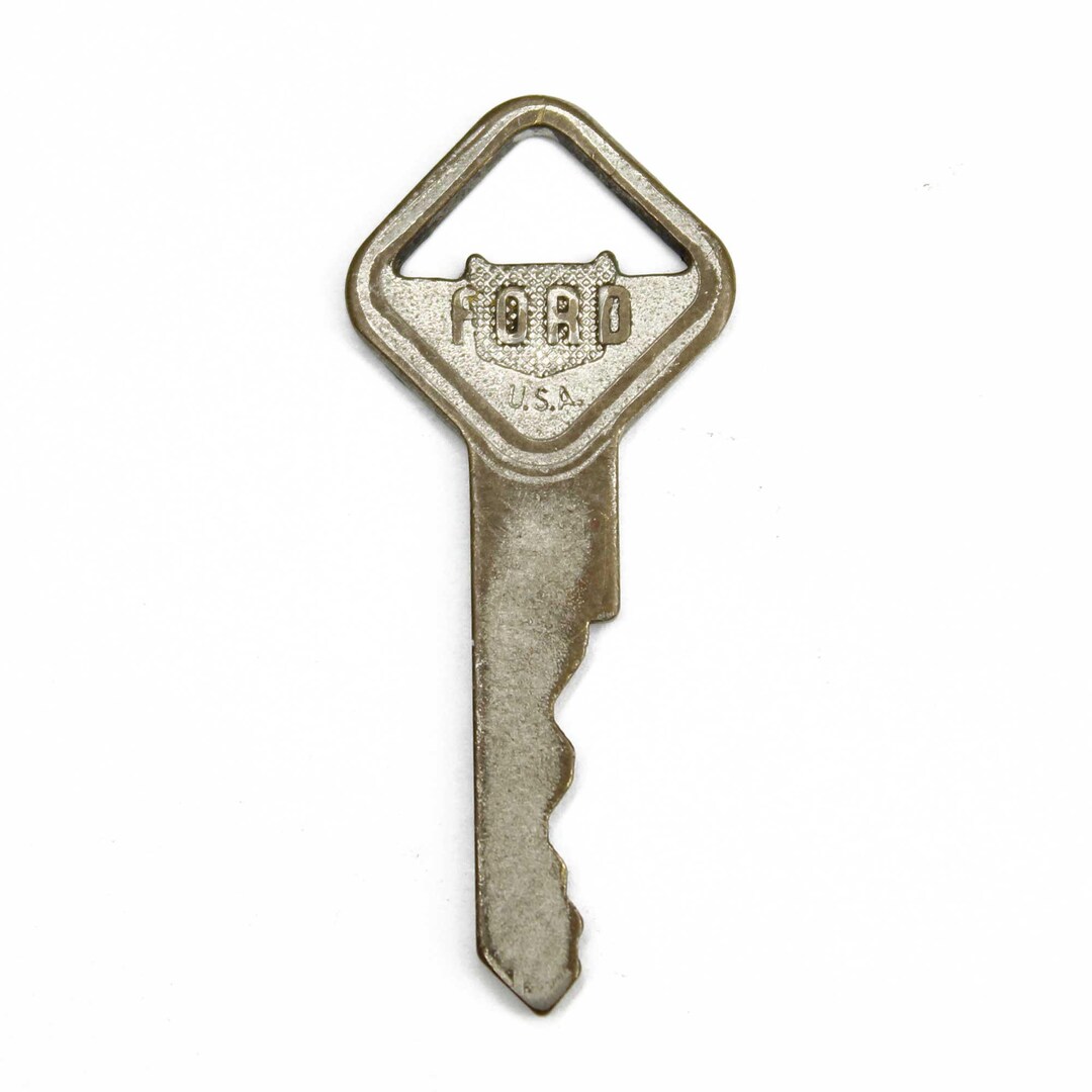 Vintage Ford Triangle Shaped Key H, Automotive Key, Car Key Pendant - Etsy