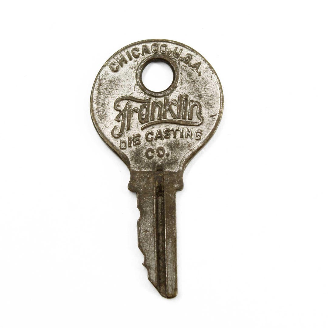 Franklin Die Casting Key Chicago, USA NA286, Antique Collectors Key - Etsy