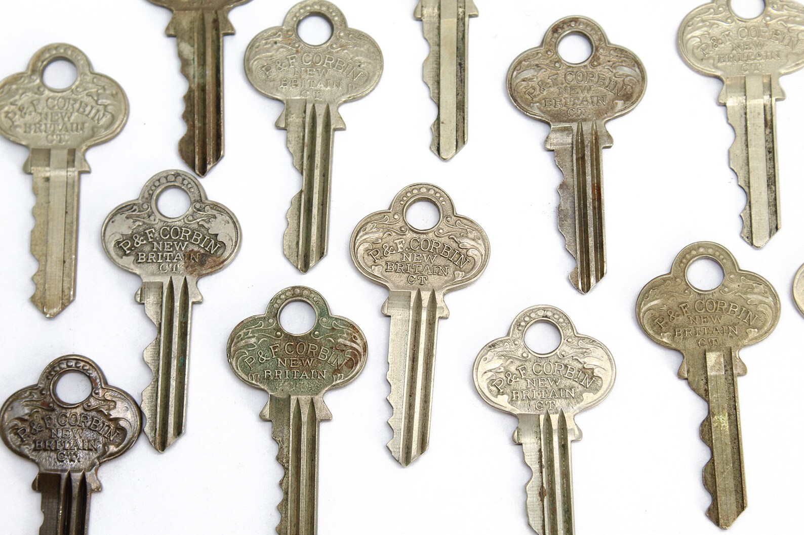 P&F Corbin Key With Open Back Side for Stamping, One Ornate Fancy ...
