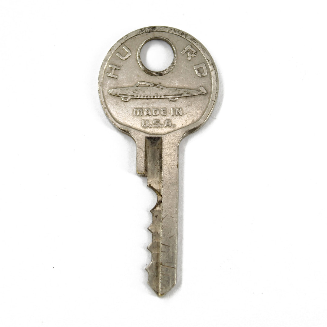 Vintage Ford HURD Key With Futuristic Art Deco Car, Rare Antique ...
