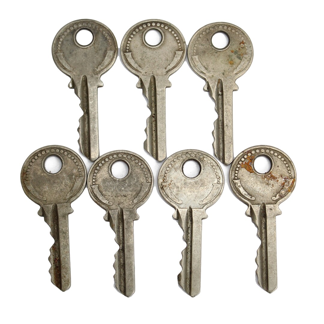 Corbin Cabinet Lock Co Keys, Lot of 7 Antique Keys, Vintage Jewelry ...
