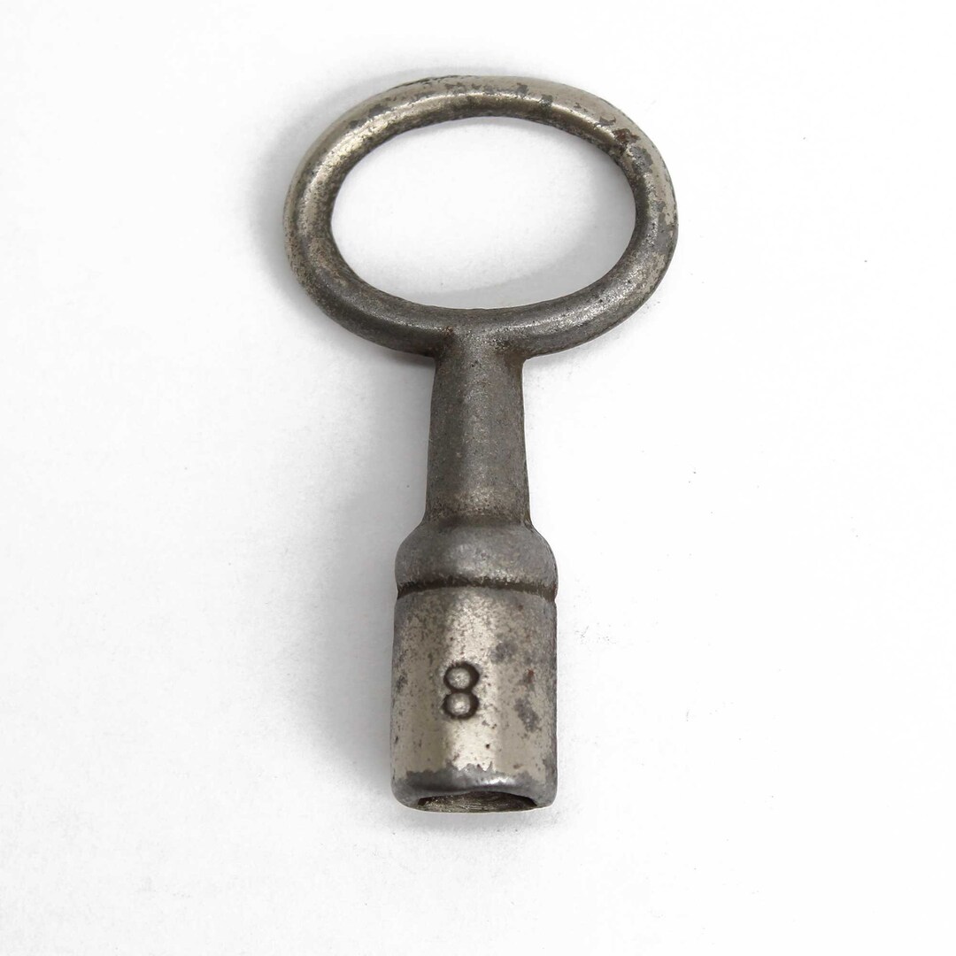 Oval Top Steel Key No 8 Triangle Barrel Trunk Key Iron Key - Etsy