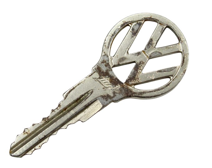 Vintage Volkswagen Key, Huf FB158, 1950's VW Bus Key, Automobile Keys ...