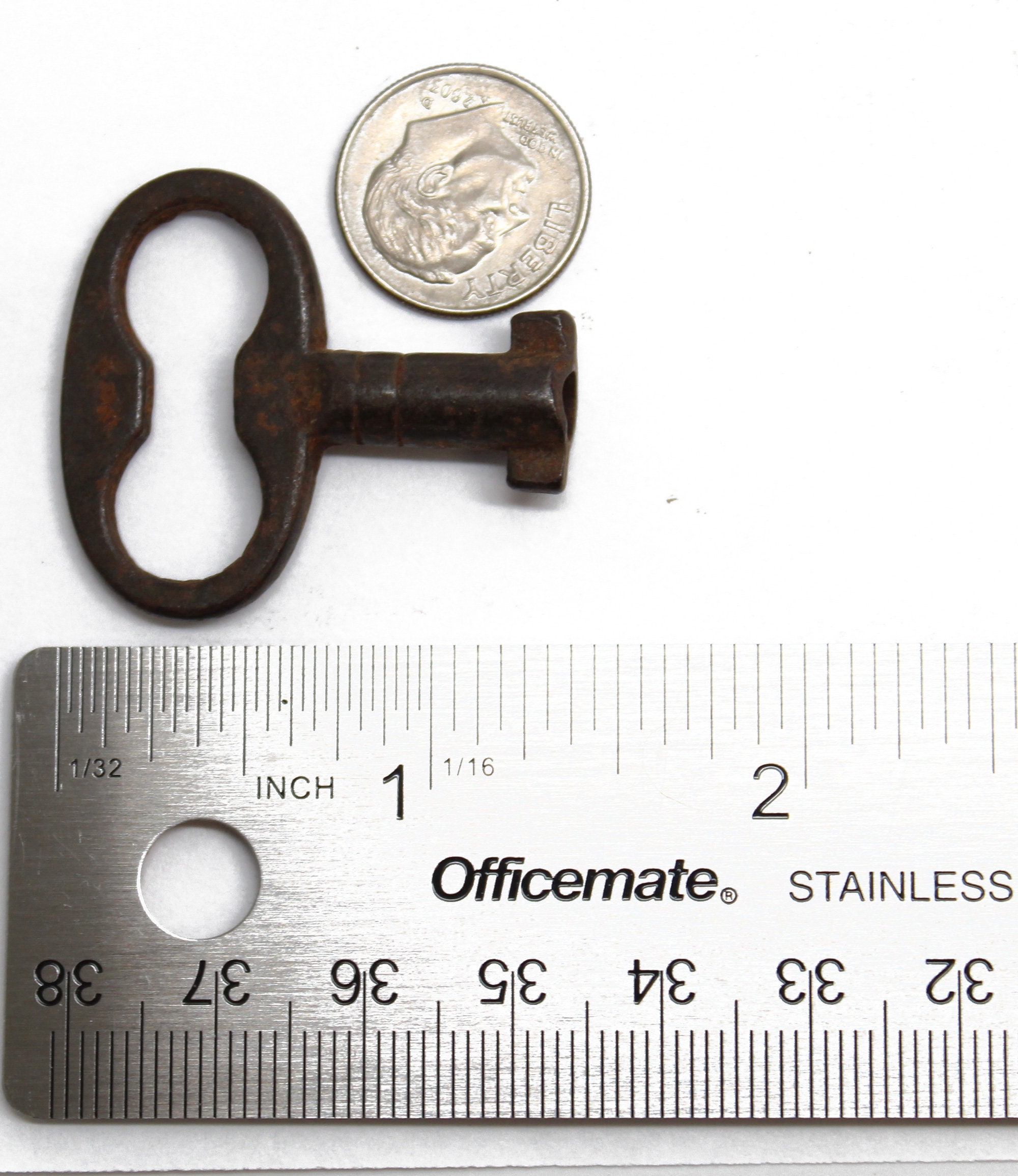 Vintage Short Stubby Skeleton Key Rusty Old Key - Etsy