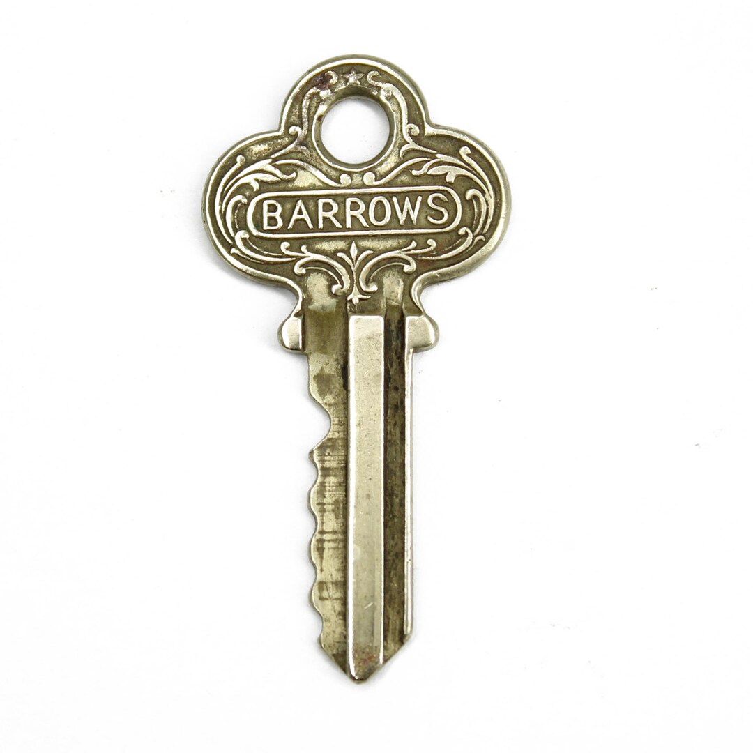 Vintage Barrows Key, Ornate Collectable Key, Jewelry Finding, Charm ...
