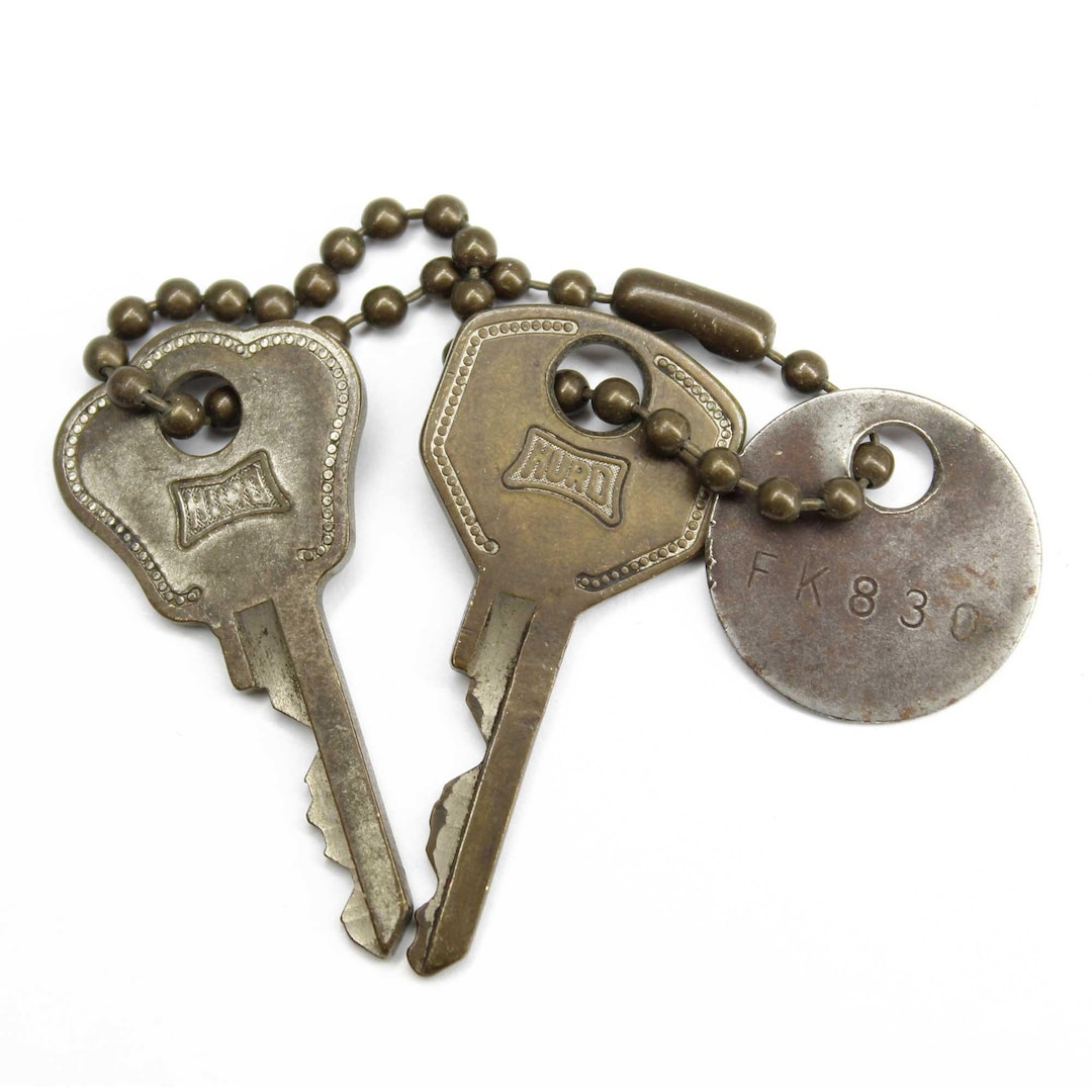 Vintage Hurd Key Set, Collectors Keys, Steampunk Supply, Altered Art ...