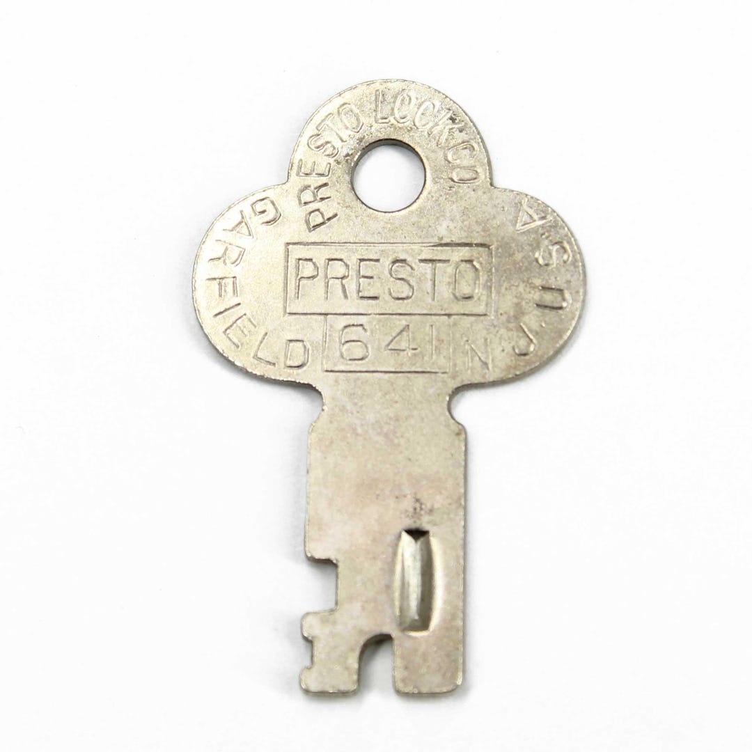 Presto Key 641, Vintage Luggage Key, 1950's Collectors Item - Etsy
