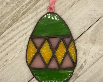 Stained Glass Easter Egg | Etsy