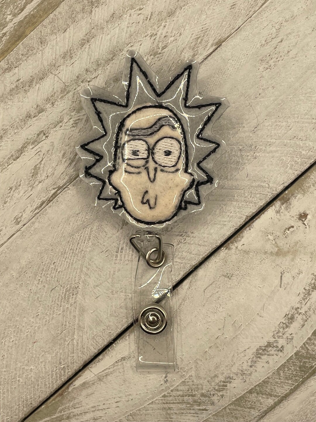 Rick Sanchez Inspired Retractable Badge Holder - Etsy