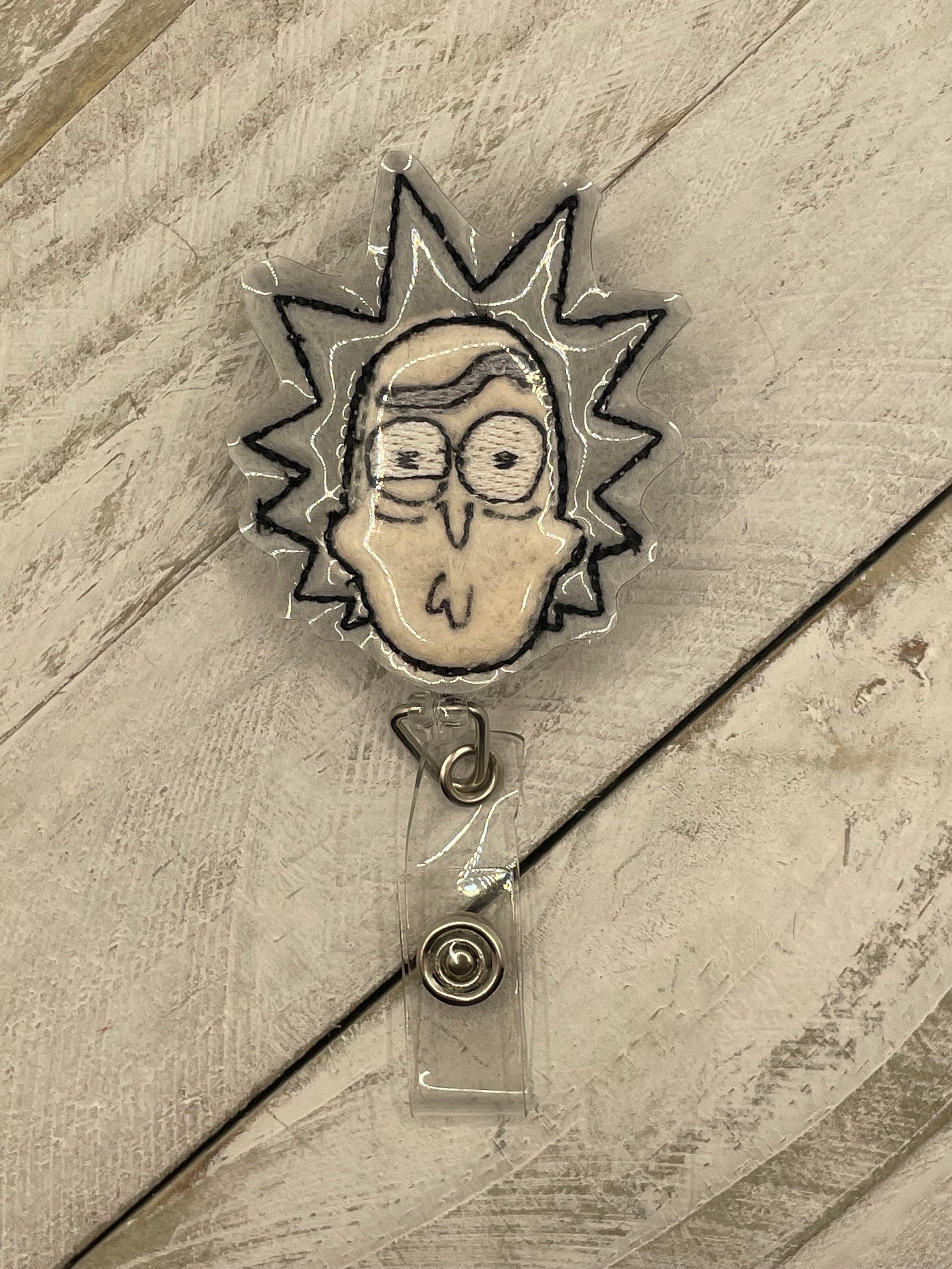Rick S. Inspired Retractable Badge Holder - Etsy