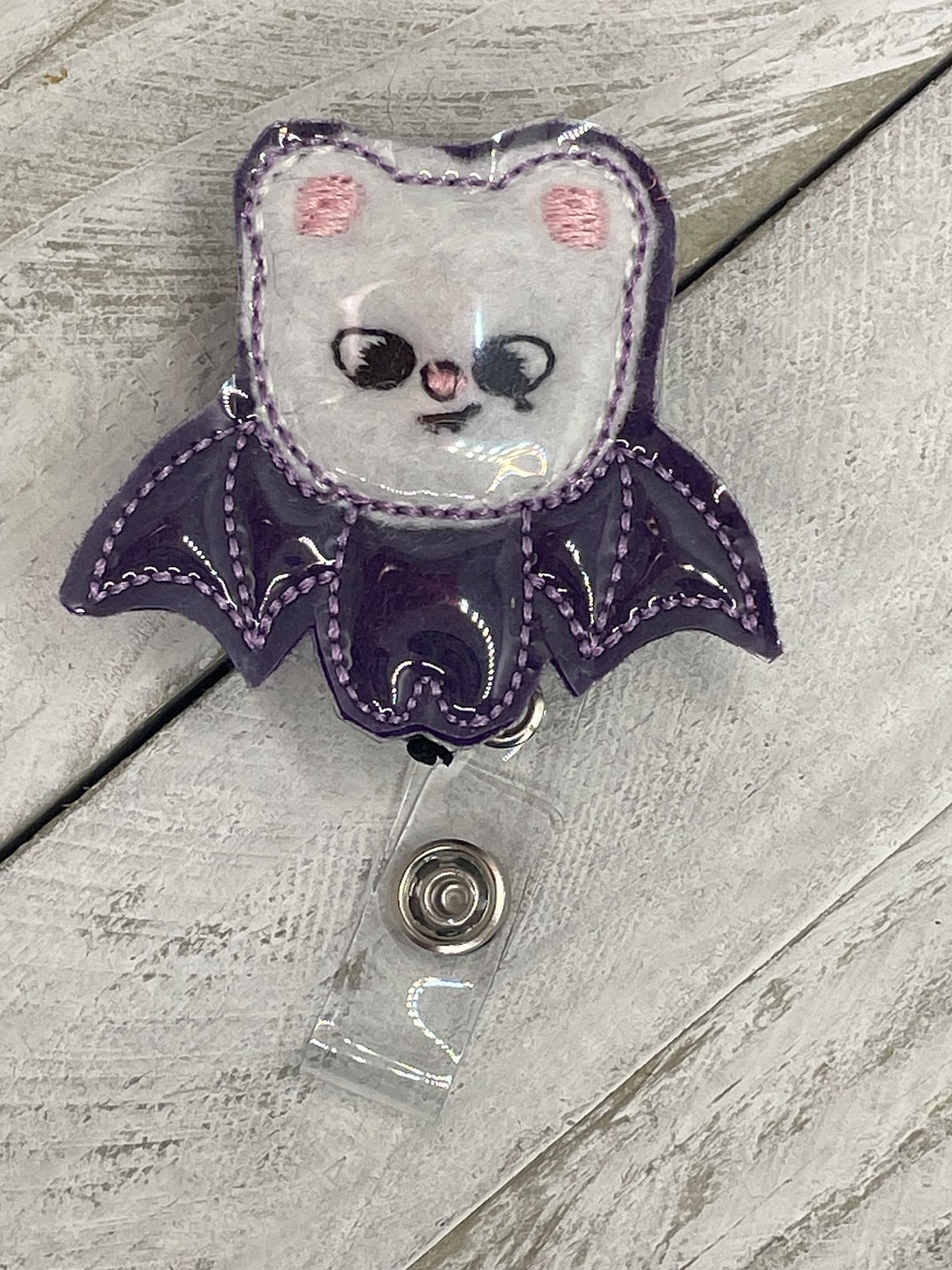 SKZOO Inspired Halloween Bat Hyunjin Ferret Badge Holder - Etsy