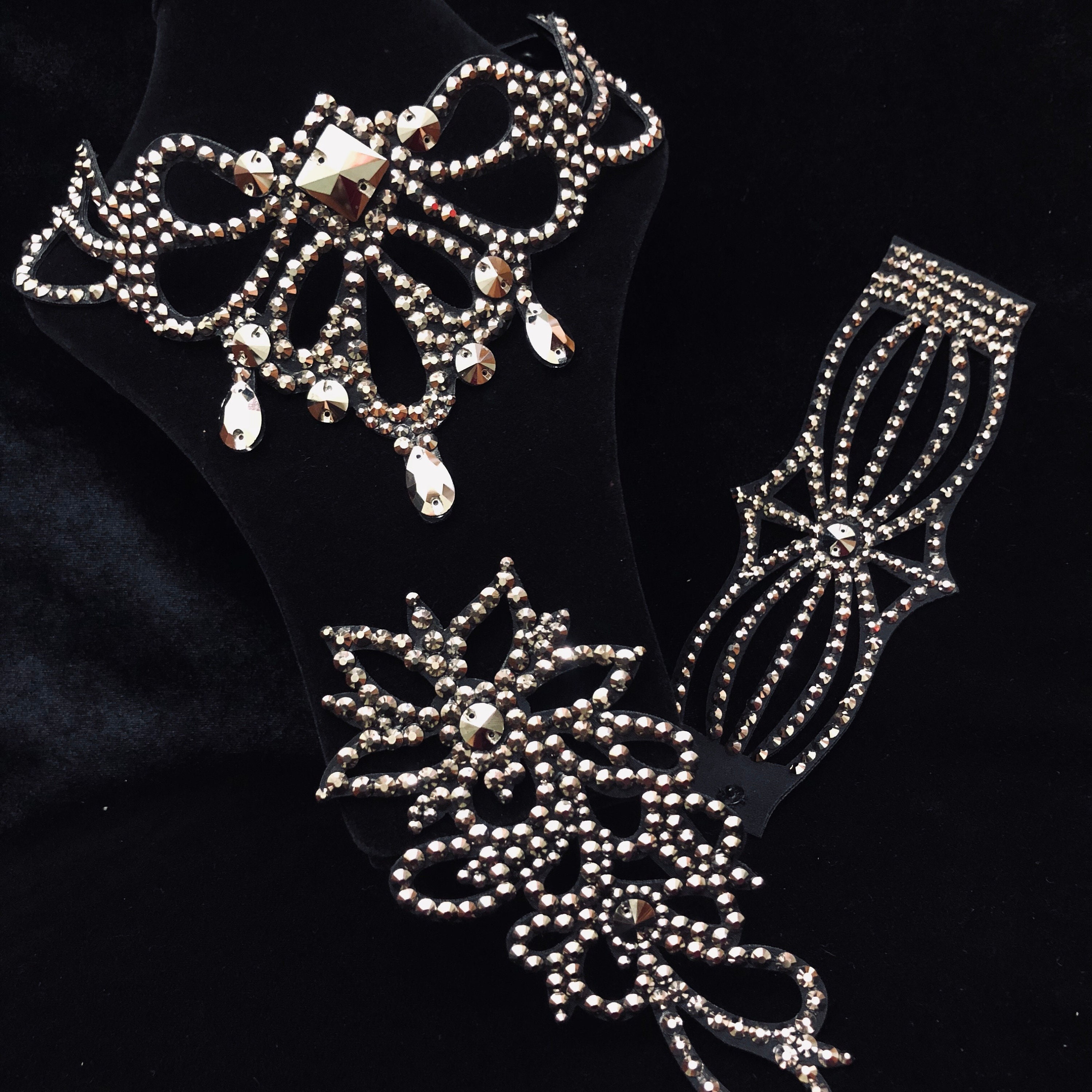Ballroom Dance Jewelry Set, Ballroom Jewelry, Hematite Kit Bfllroom ...