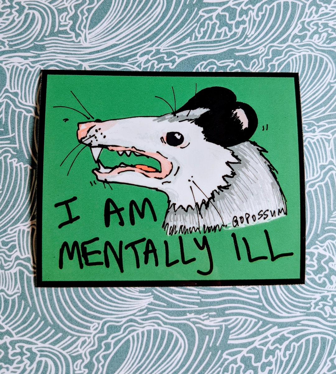 Sick AF Possum - Etsy