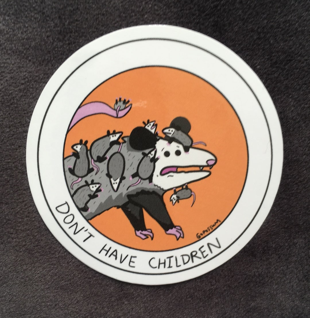 Stressed Mama Possum Sticker - Etsy