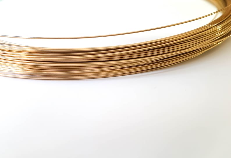 14k Gold Filled Wire Gold Filled Craft Wire 20 Gauge Round - Etsy