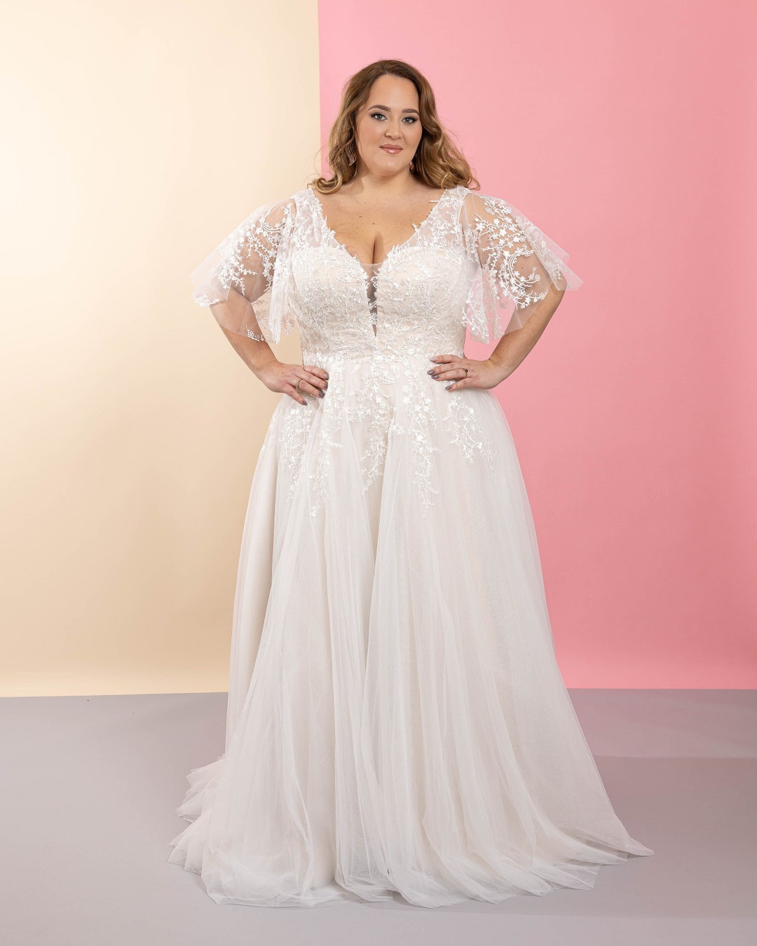 Lasabina Camilla Plus Size Wedding Dress - Etsy