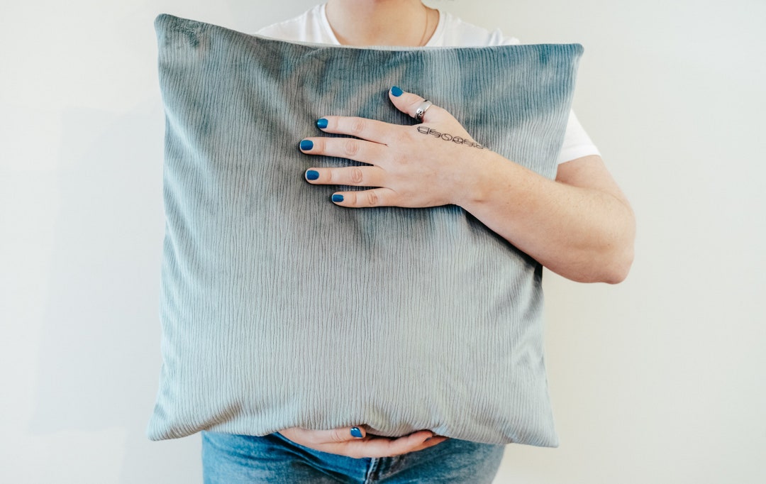 Chateau Blue Teal Textured Luxury Velvet Cushion Cover Only - Etsy