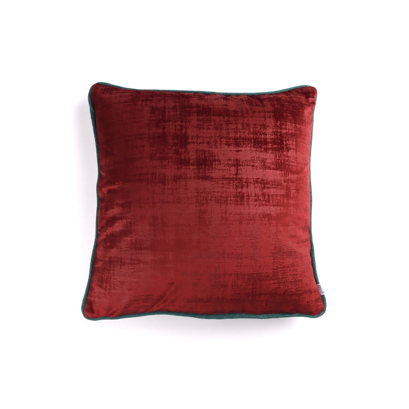 Red Velvet Cushion - Etsy